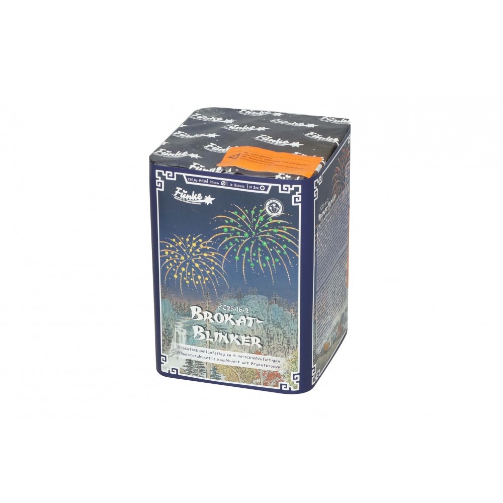 Funke Brokat Blinker, Batterie 16 Schuss | Pyrodimension Feuerwerk Shop