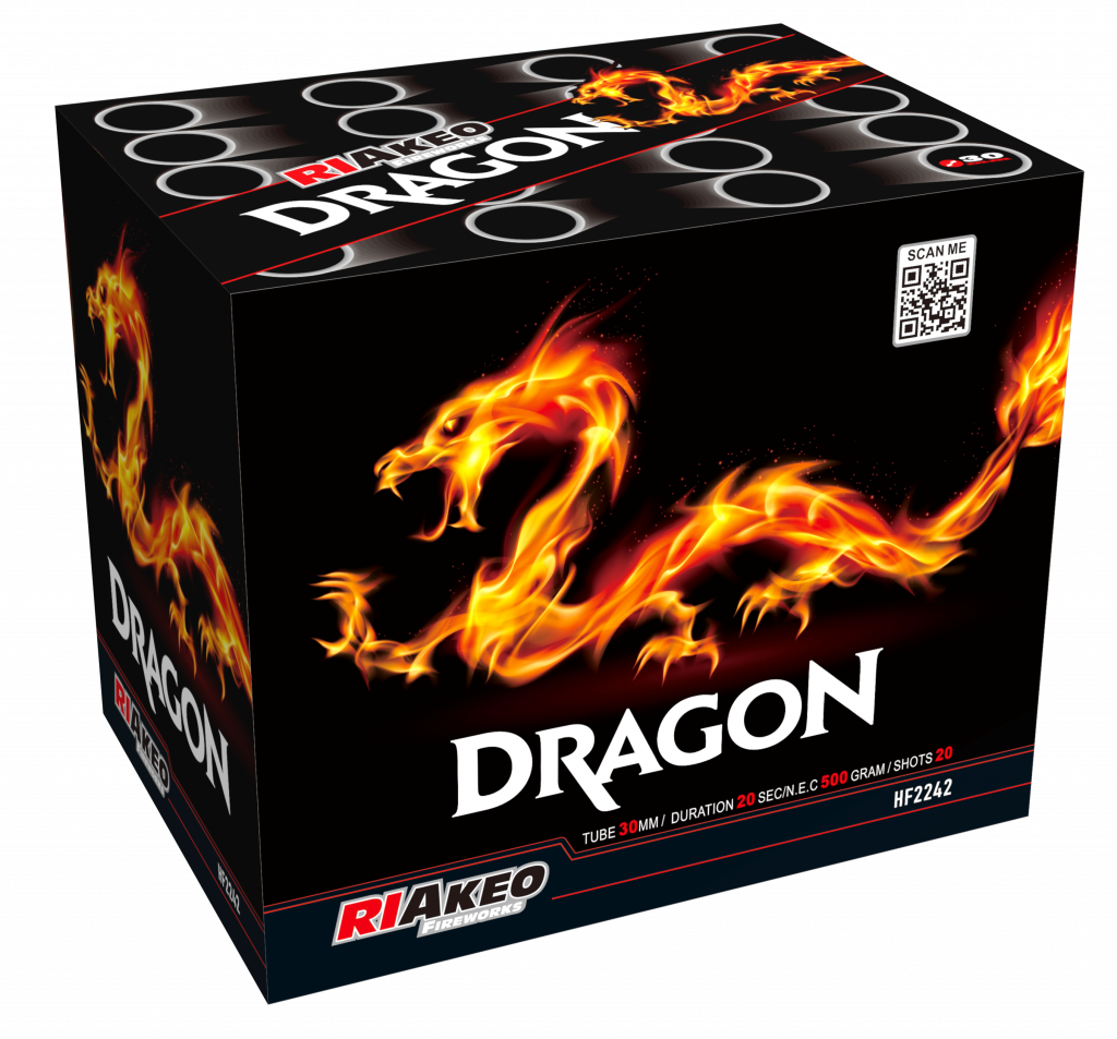 Riakeo Dragon 20 Schuss Batterie | Pyrodimension Feuerwerk Shop