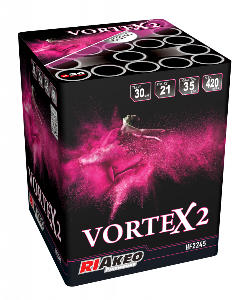Riakeo Vortex 2 - 21 Schuss Batterie | Pyrodimension Feuerwerk Shop
