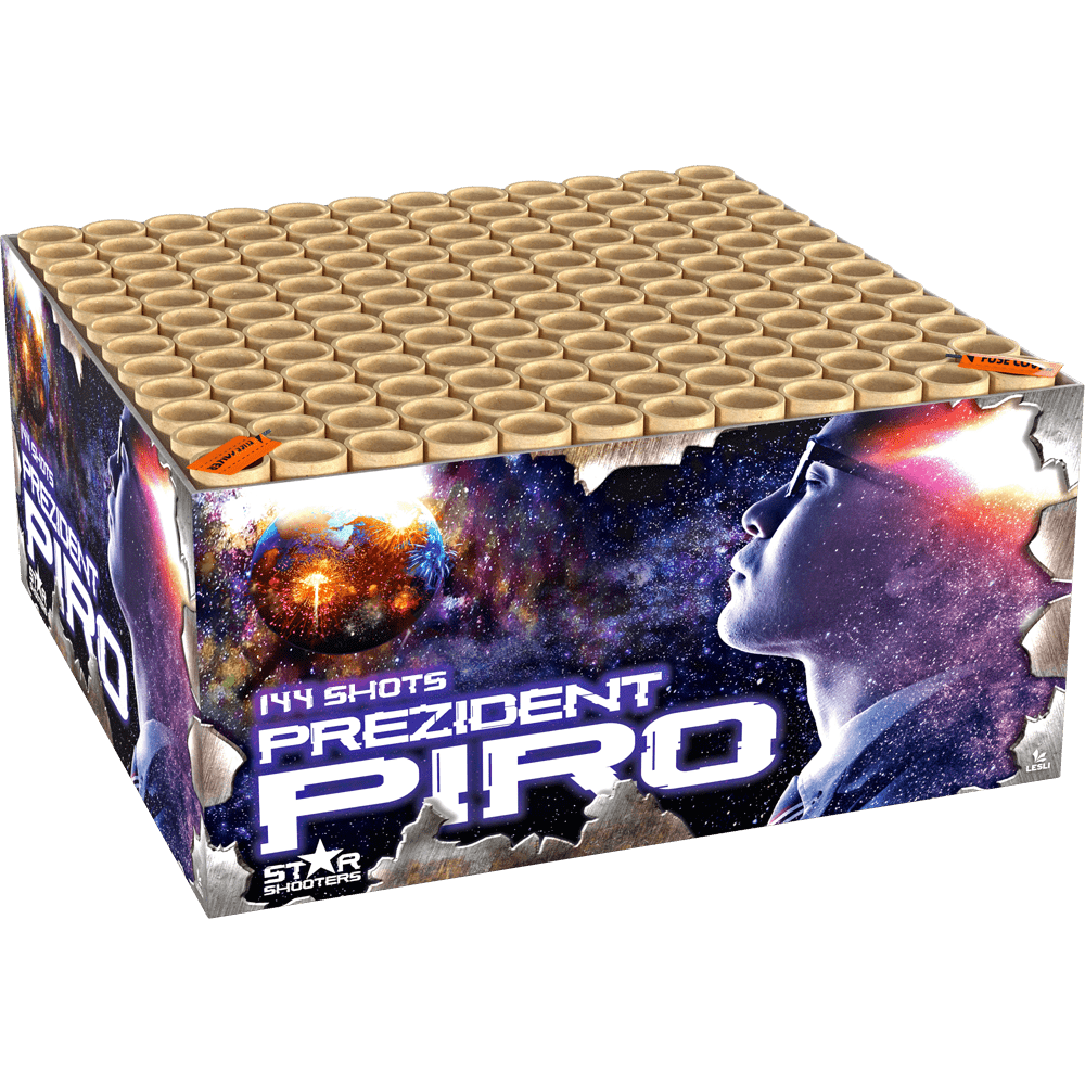 Lesli Prezident Piro 144 Schuss Verbundfeuerwerk | Pyrodimension ...